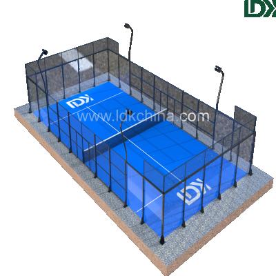 China Classic Panoramic Padel Court for Sports Club and Training Facility Use for sale