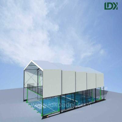 China Motorized Retractable Roof Padel Court System for Sports Facility Construction | LDK Manufacturer for sale