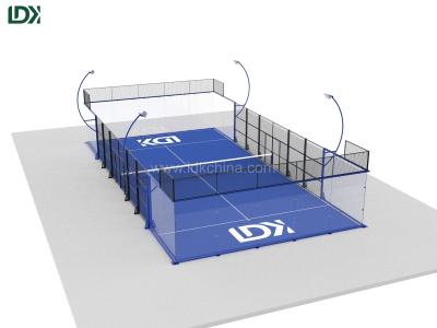 China International Standard Panoramic Padel Court for Clubs and Resorts for sale