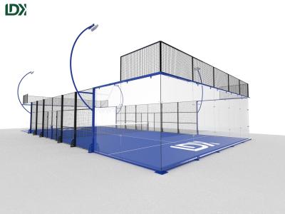China Luxury Panoramic Padel Court Solution for Commercial Sports Centers for sale