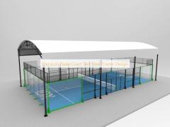 Premium Padel Court Tent Steel Frame Design