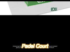 2025 new high-quality panoramic glass panel tennis court, manufacturer custom sales