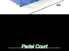professional manufacturer paddle tennis sport equipment 20*10m panoramic padel court