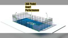 Professional 360° Glass Padel Court for Sports Center Installation
