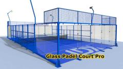 Pro Padel Tennis Court Glass Durable Outdoor