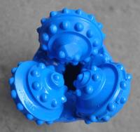China Inserted Tooth Roller Cone Bit Blue SRI API 3 Cones Bit 250°C High Temperature for sale