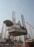 China TZ400 Jack Up Drill Rig Offshore Drilling Platform 400ft Water Depth 9000m Drilling Capacity for sale