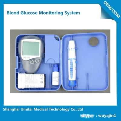 Cina La piccola glicemia misura il monitor con un contatore della glicemia del diabete con il ricordo dell'allarme in vendita