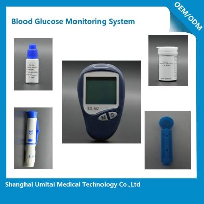 Cina La piccola glicemia misura il monitor con un contatore della glicemia del diabete con il ricordo dell'allarme in vendita