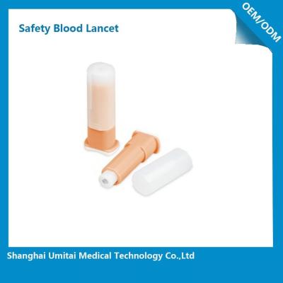 China Easy Handling Disposable Blood Lancet For Blood Sugar Less Pressure Powder for sale