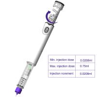 China Self Administration FSH Plastic CE Subcutaneous Pen Injector for sale