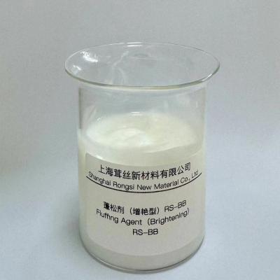 China Chemische Eigenschaften Milchweißflüssigkeit Fluffing Agent Aufhellungsmittel RS-BB zu verkaufen