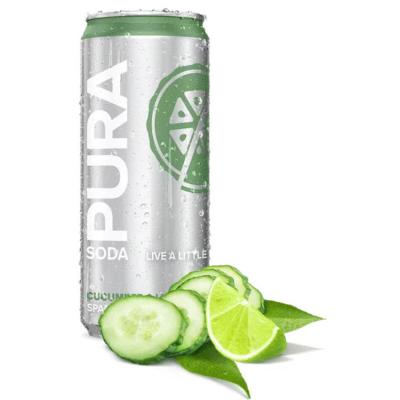 Cina 300cc bottiglia d'acqua gassata di sapore di frutta Mini Can Soda 3.6% Brix per lo stoccaggio in vendita