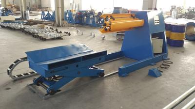China 5 Ton 10 Ton Hydraulic Uncoiler Release Steel Coils Decoiler for Metal Roof Wall Panel Roll Forming Machine for sale
