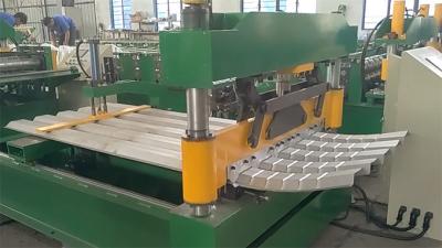 China Automatic Type Metal Trapezoidal Type Roof Sheet Crimped-Curved Machine for Roll Forming Machine for sale