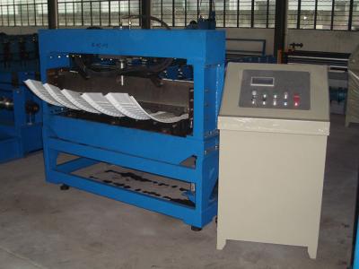 China Hydraulic Crimped-Curved Machine for Metal Trapezoidal Type Roof Sheet Roll Forming Machine for sale