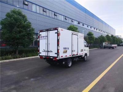 China Polyurethane Refrigerator Box Truck 115km/H 1.5 Ton Ice Cream Freezer Truck for sale