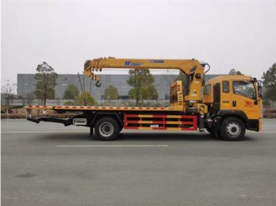 Κίνα Φορτηγό 4*2 ρυμούλκησης Wrecker πλατφορμών οδικής διάσωσης με το γερανό 6 τόνου προς πώληση