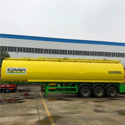 China 3 Axles 42000L Liquid Oil Tank Trailer Diesel Fuel Tank Semi Trailer for sale