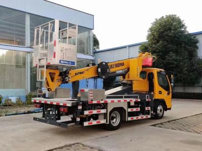 China 21m Bucket Aerial Work Platform Truck 200kg Telescopic High Altitude Working Truck for sale