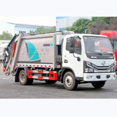 China 2023 Novo caminhão de coleta de lixo Dongfeng Min para venda 7m3 compactador caminhão de lixo à venda