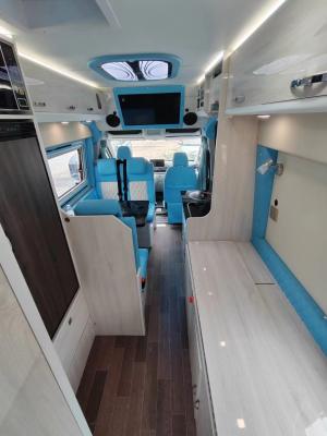 China 3360 mm distância entre eixos RV Camper Motorhome com Euro VI emissões padrão à venda
