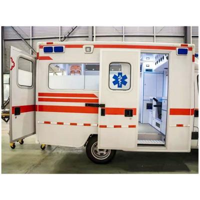 China Salon Ambulance130 Hp Ambulance Car Truck - ABS JA Algemene afmetingen 5670×2011×2726 mm Te koop