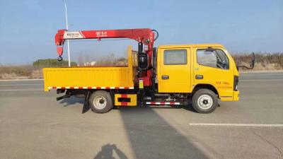 Cina DF 3 persone seduta camion gru montata con tipo di guida RHD e 6 pneumatici in vendita