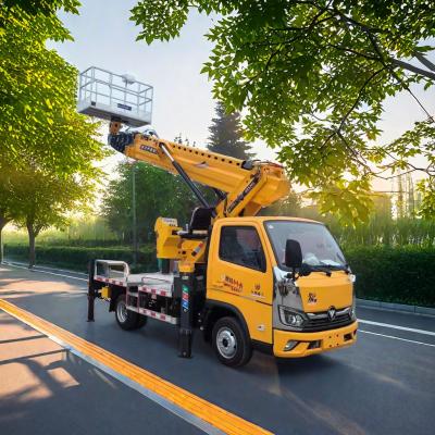 China EURO 5 Foton 4*2 Vehicle Mounted Work Platform 24 Meter Aerial Platform Truck Mounted for sale