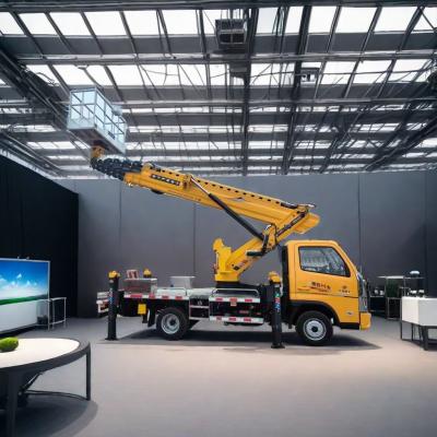Cina 5850x2000x2750mm Piattaforma di lavoro aereo montata su camion 95km/h Piattaforma di lavoro aereo in vendita