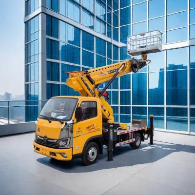 Cina 5850x2000x2750mm Piattaforma di lavoro aereo montata su camion 95km/h Piattaforma di lavoro aereo in vendita
