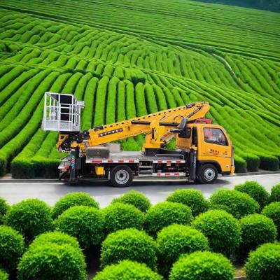Cina 5850x2000x2750mm Piattaforma di lavoro aereo montata su camion 95km/h Piattaforma di lavoro aereo in vendita