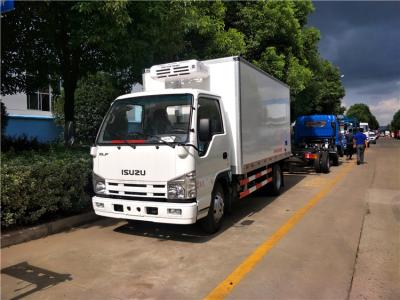 China Japan 4*2 ISUZU koelkast Truck PTO-systeem 5 ton vriezer Truck Te koop