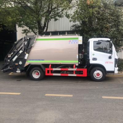 China 2023 Novo caminhão de coleta de lixo Dongfeng Min para venda 7m3 compactador caminhão de lixo à venda