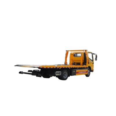 China 6 wielen platbed Wrecker Truck JAC / 4 Ton Winkel sleeptruck Te koop Te koop