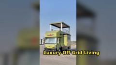 Heavy Duty HOWO Luxury Camper Van All Terrain Motorhome