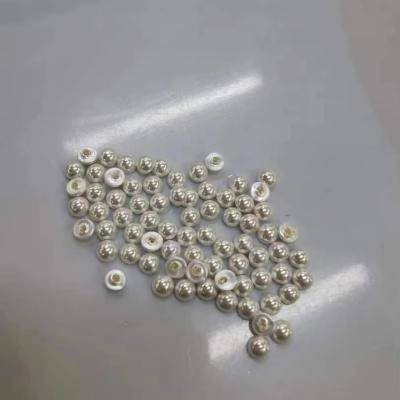 China 3mm 4mm 5mm 6mm 8mm  Round Cabochon Half Round ABS Plastic Pearl for Shoes Bag Making for sale