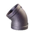 Cina BS143/BS1256 la ghisa malleabile Fittings120 ha bordato l'olio della prova della ruggine del gomito 45° in vendita
