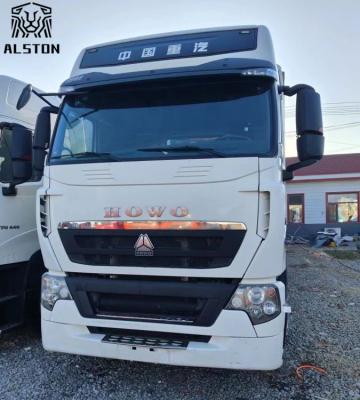 China Sinotruk Howo T7H 440 camión de cabeza de tractor usado 6x4 con transmisión manual en venta