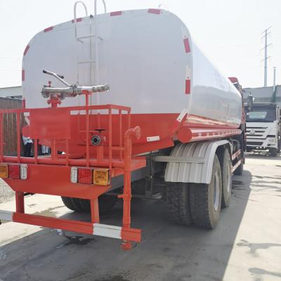 China 6x4 20M3 benutzte Wassertanker-LKW, benutzte Howo-Wasser Bowser-LKW zu verkaufen