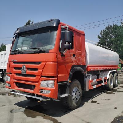 China 6x4 20M3 benutzte Wassertanker-LKW, benutzte Howo-Wasser Bowser-LKW zu verkaufen