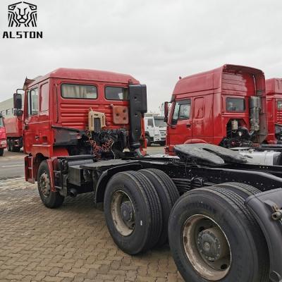 China Rode de Tractorvrachtwagen van Shacman F3000 6x4, de Gebruikte Vrachtwagens van de Tractoraanhangwagen Te koop