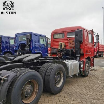China Rode de Tractorvrachtwagen van Shacman F3000 6x4, de Gebruikte Vrachtwagens van de Tractoraanhangwagen Te koop