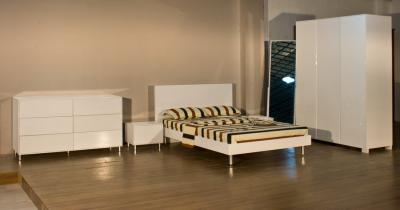 China High Glossy Home Furniture,White Bedroom Set,Wood Bed and Wardrobe,Nightstand,Dresser, Mirror Stand,Amorie,Chest for sale