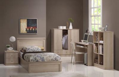 China Particle Board Modern Home Furniture,Bedroom Furniture Set,Single Bed,Nightstand,Dresser,TV Stand,Amorie,Desk,Chest for sale