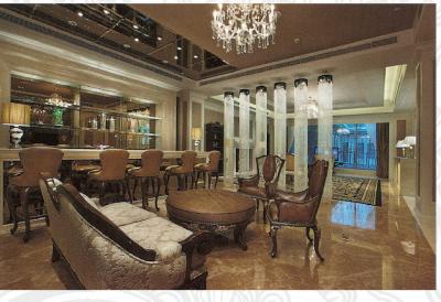 China Luxury Hotel Living Furniture,Leather Sofa Set,Coffee Table,Barchair,SR-028 for sale
