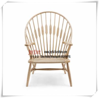 China Hotel Lobby Lounge Seating chair by white Ash wood and natural Rope cushion for sale