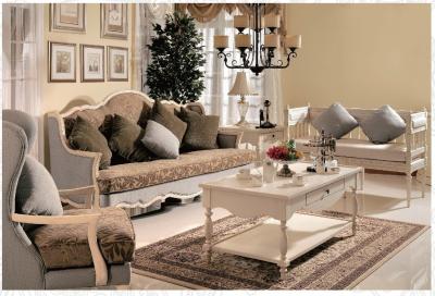 China Luxury Villa/European Furniture,White Sofa Set,Coffee Table,VS-008 for sale