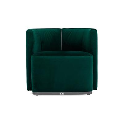 China Leisure style sofa chairs for Modern hotel lobby seating furniture covered by Fabric upholstery with metal legs for sale