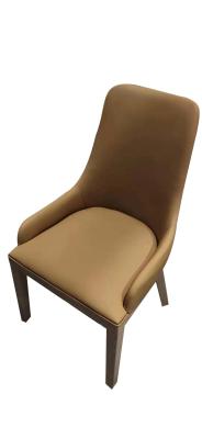 China Comfortable chairs with Leather upholstered for Dining room furniture by Ash wood legs directly sale from China factory for sale